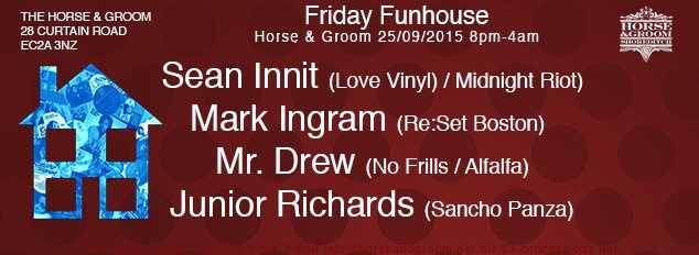 Friday Funhouse en The Horse & Groom, London