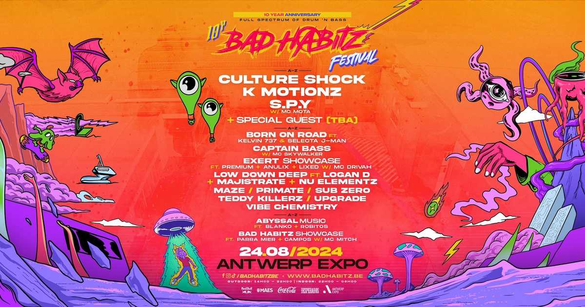 Bad Habitz Festival at Antwerp Expo, Antwerp