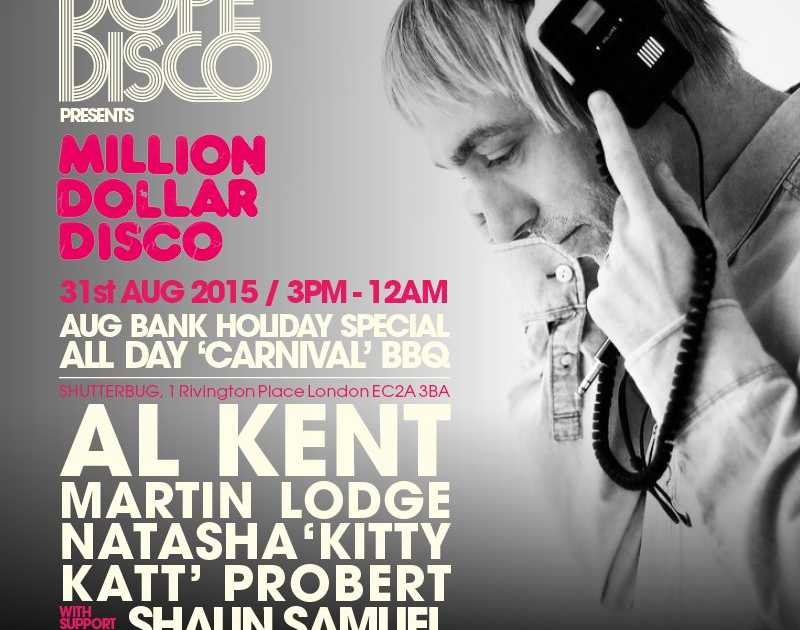 Dope Disco with Special Guest Al Kent at Shutterbug, London
