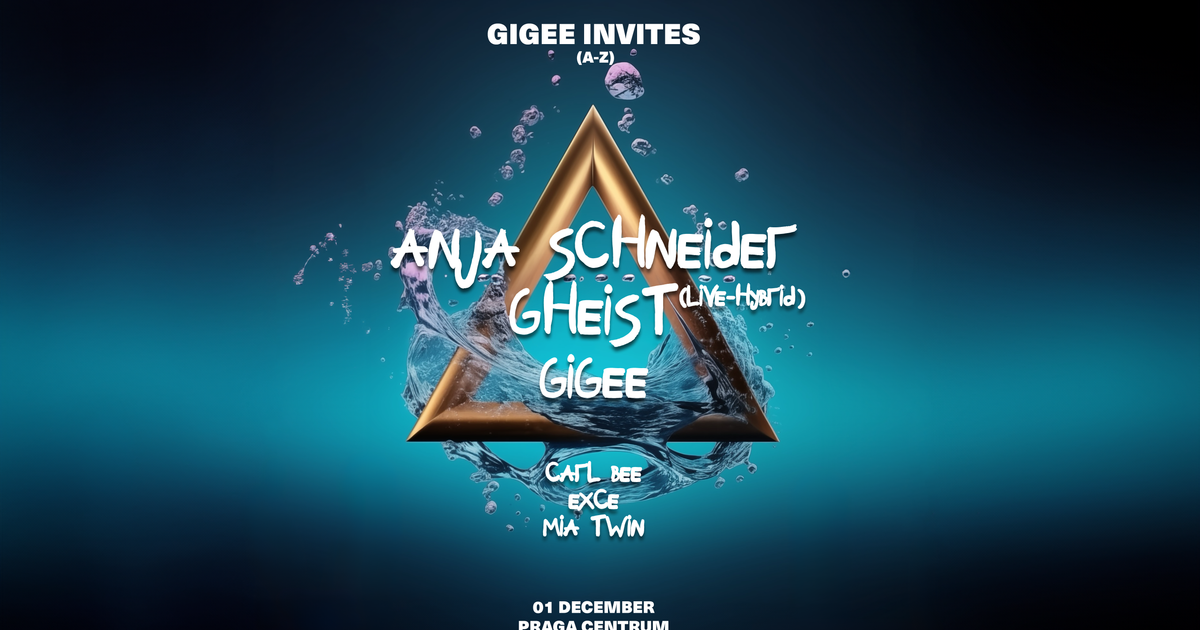 GIGEE invites: Anja Schneider & GHEIST (Live-Hybrid) - 01 December at ...