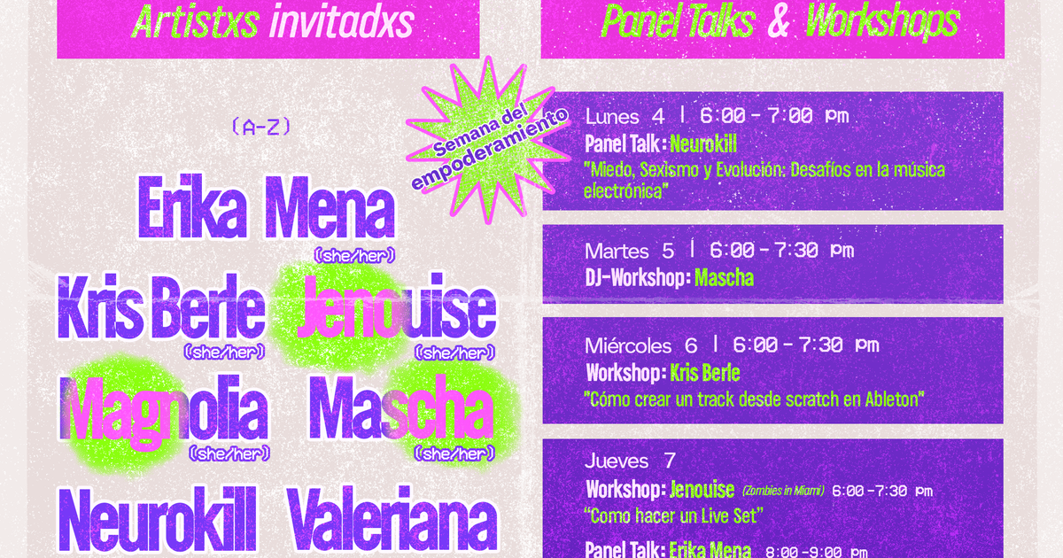 FLINTA* Semana del empoderamiento bei Goethe Institut Mexiko, Mexiko-Stadt