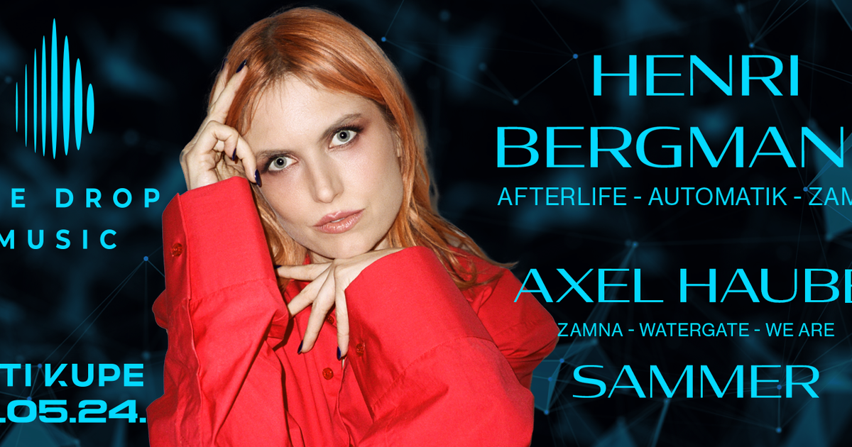 ONE DROP Music with Henri Bergmann, Axel Haube and Sammer at Peti Kupe, Zagreb
