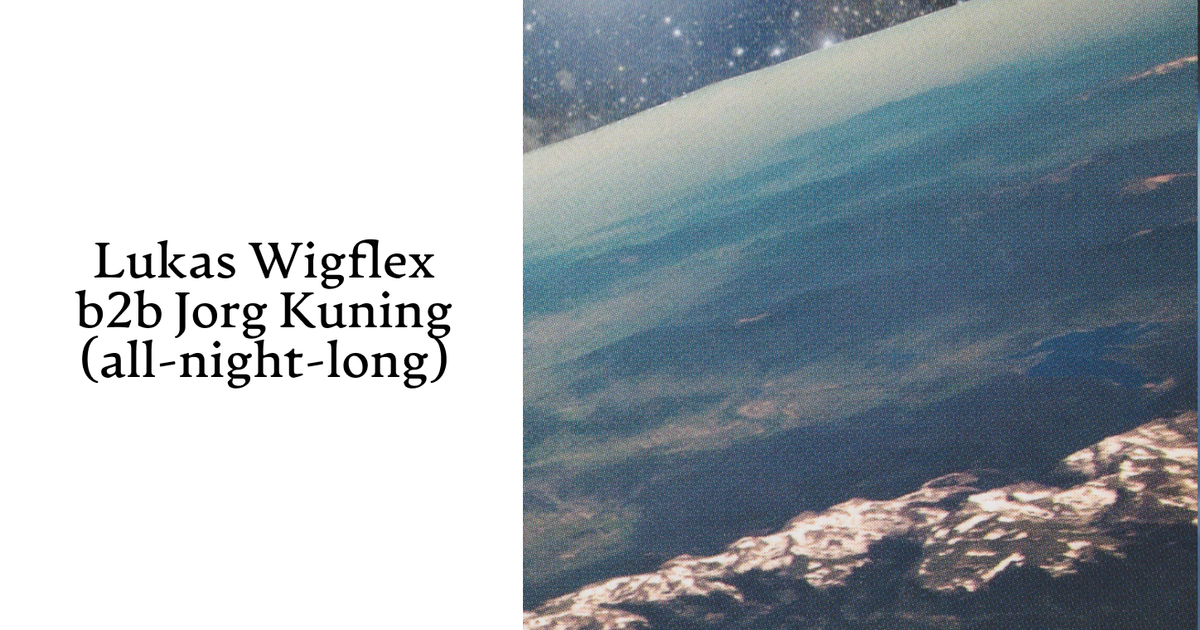 Lion & Lamb with Lukas Wigflex b2b Jorg Kuning (All night long) at The ...