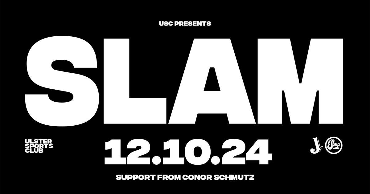 USC presents Slam at The Ulster Sports Club, Belfast