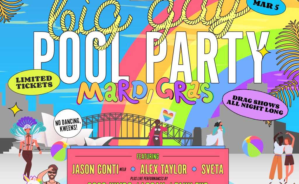 Poof Doof Sydney: BIG GAY Pool Party em Ivy Pool, Sydney