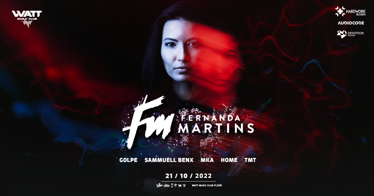 WATT Plzeň presents Fernanda Martins em Club Watt, Républica Checa